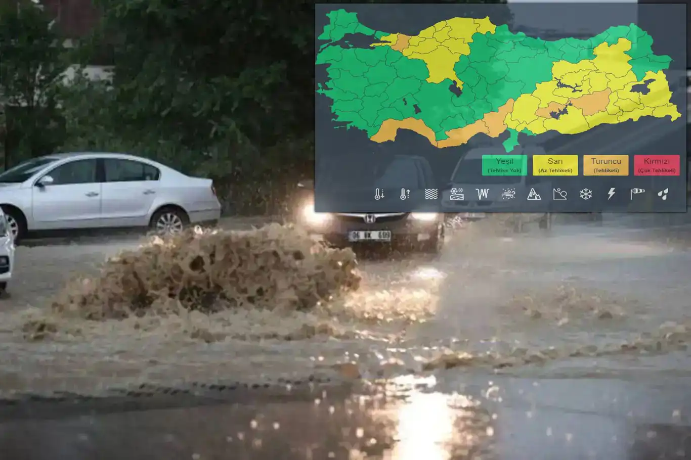 Türkiye prepares for heavy rain: 36 provinces under yellow and orange ...